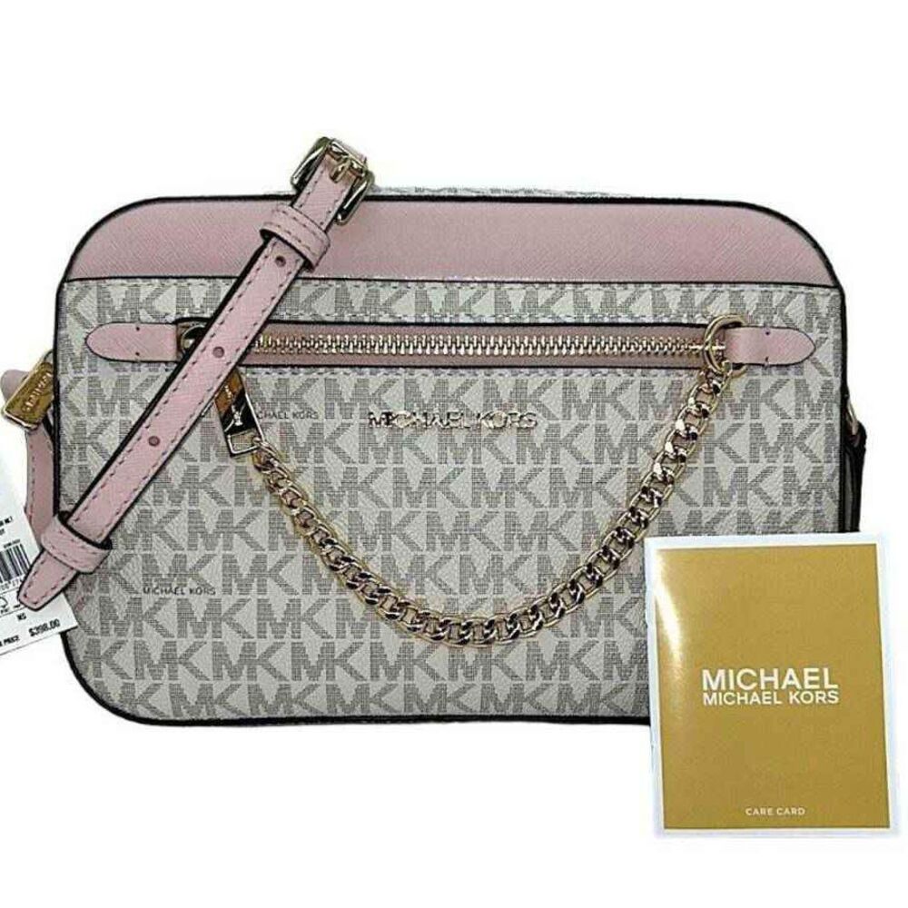 Michael Kors Mk Designer Jet Set Large Logo Crossbody… - Gem